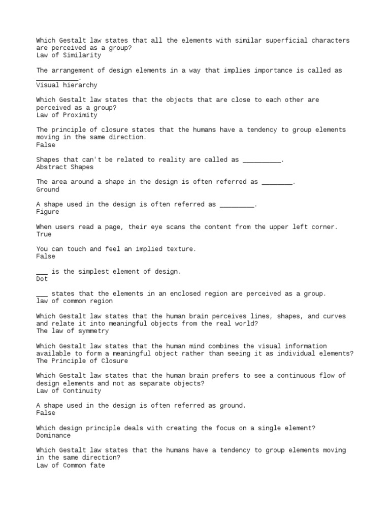 Visual Design Basics Final Assessment | PDF