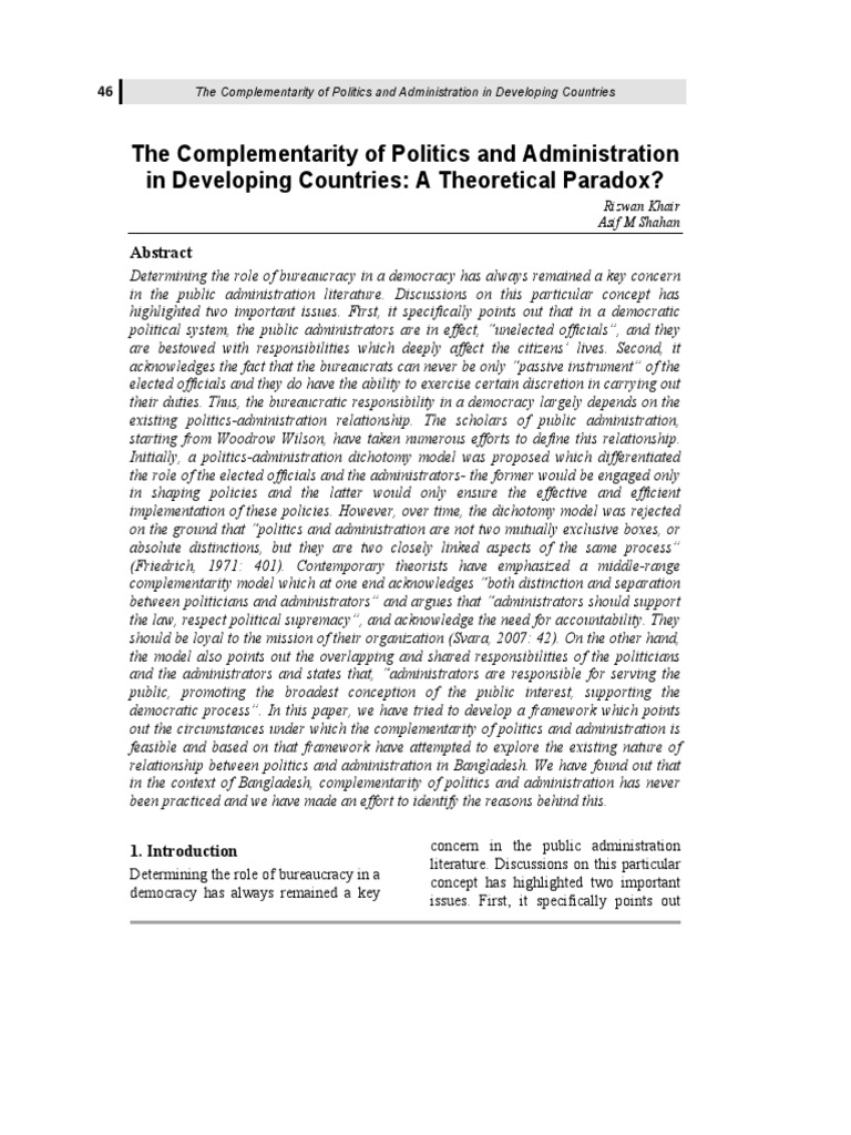 A Theoretical Paradox | PDF | Bureaucracy | Authoritarianism