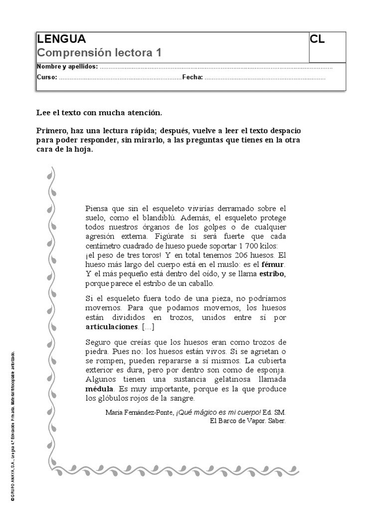 Comprension Lectora | PDF | Volcán | Tipos de erupciones volcánicas
