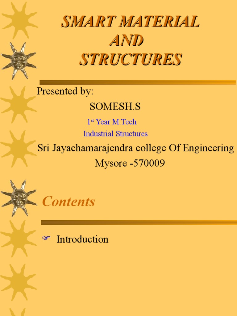 Smart Material AND Structures | PDF | Actuator | Sensor