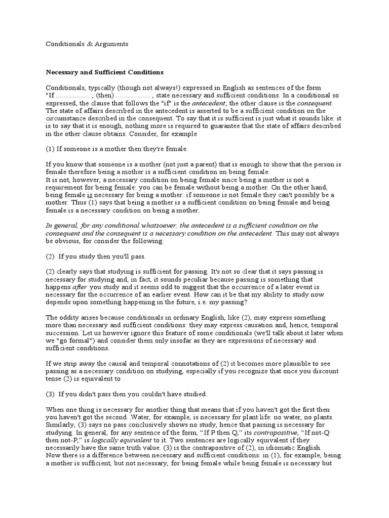 MELC 2 Use Conditionals in Expressing Arguments | PDF | Argument | Deductive Reasoning