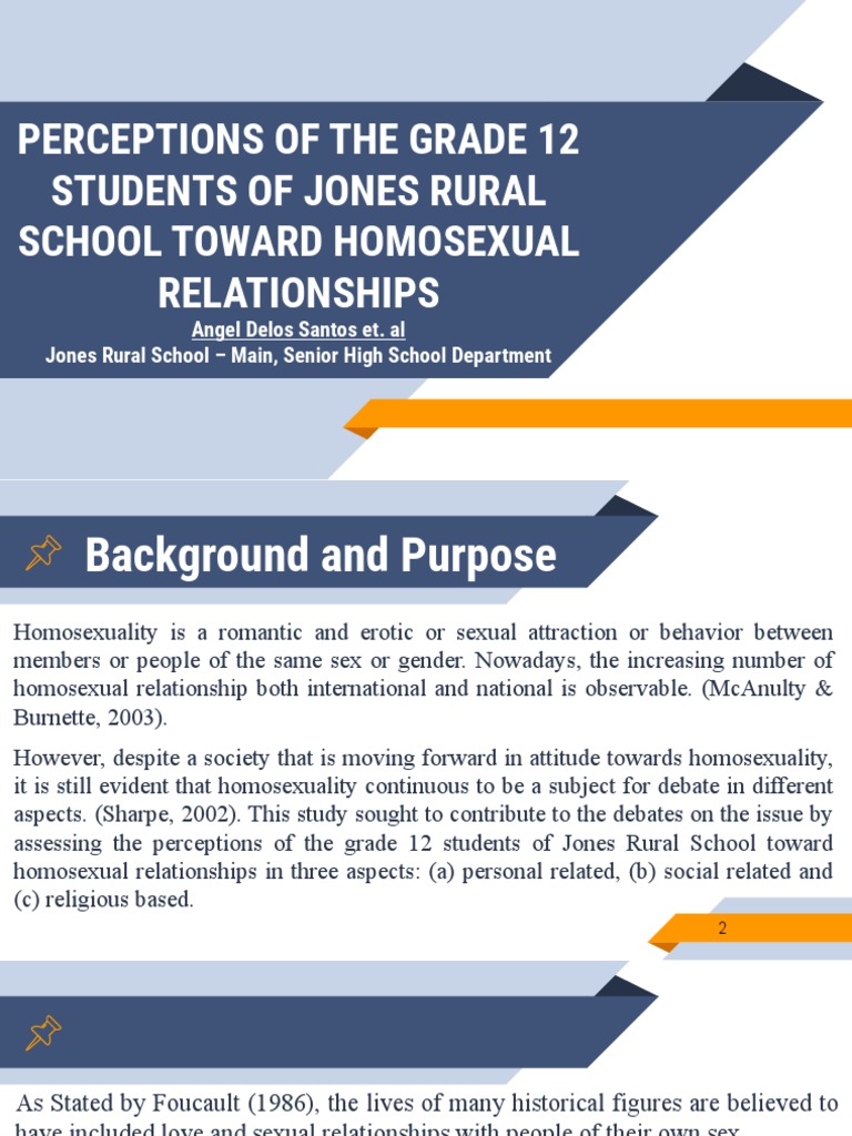 Perceptions of The Grade 12 Students of Jones Rural School Toward ...