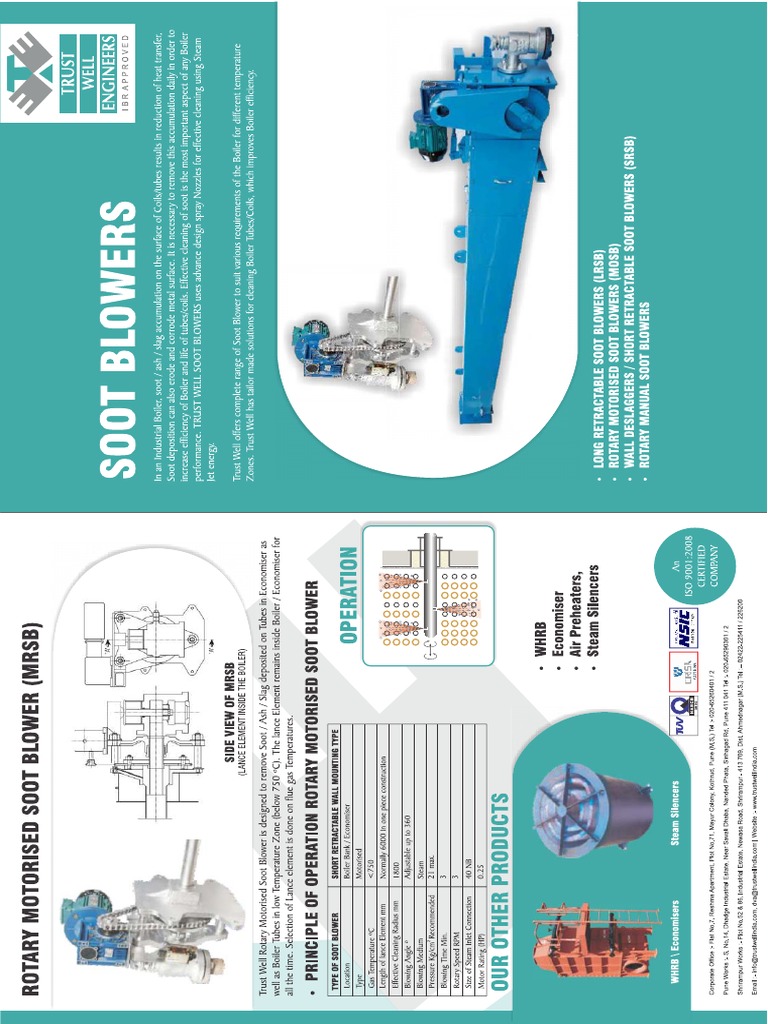 Long Retractable Soot Blower | PDF