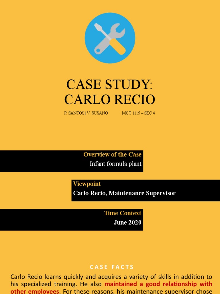 Case Study | PDF | Supervisor | Behavior