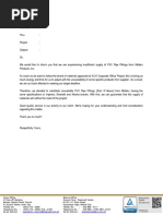 Project: Subject:: I. Pipes (Guaranteed Maximum Quantity Under Proposal ...
