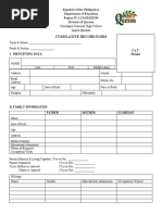 SHD Form 1 | PDF