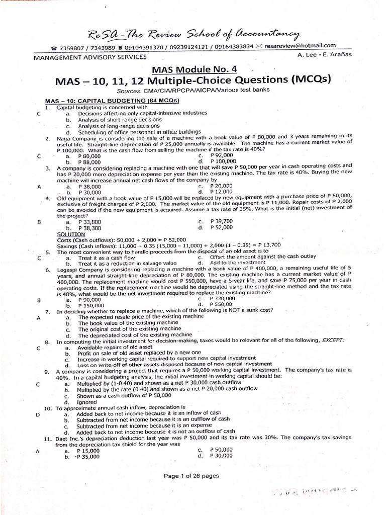 Mas Module 4 PDF | PDF