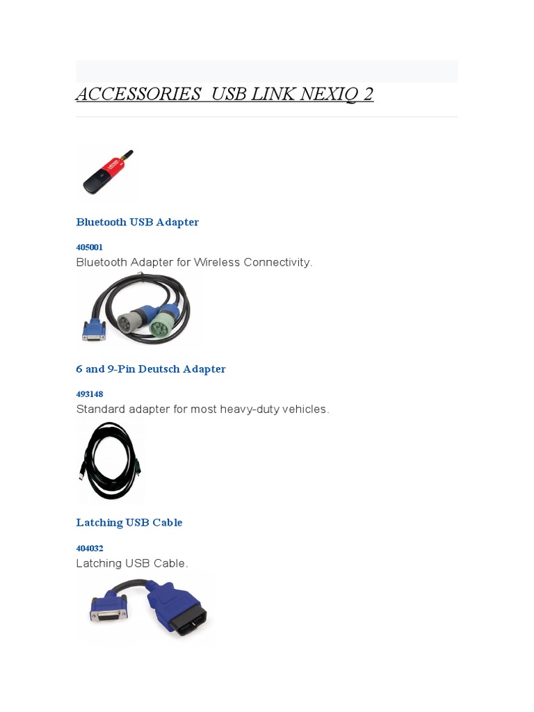 Accessories Usb Link Nexiq 2 | PDF | Computers