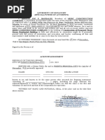 Authority of Signatory | PDF | Affidavit | Joint Venture