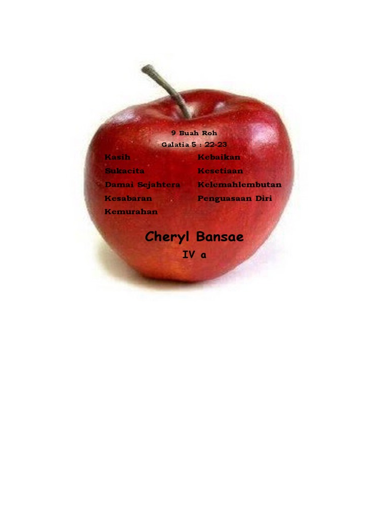 9 Buah Roh | PDF | Agama & Spiritualitas