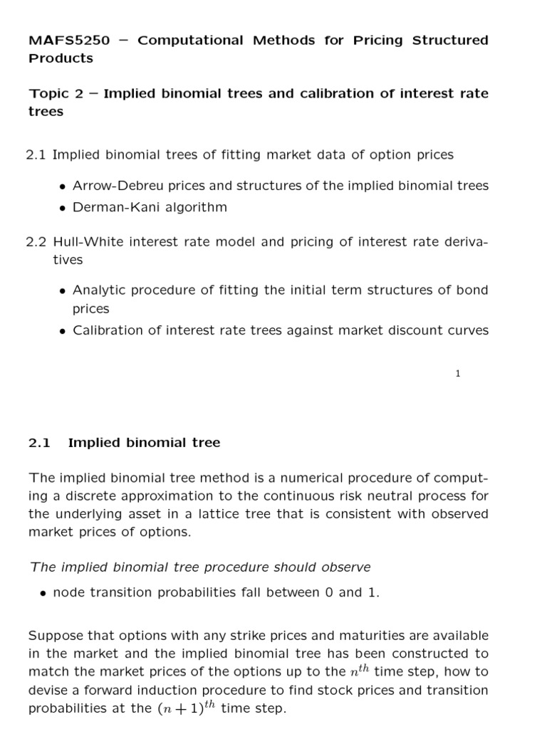 MAFS5250 - Computational Methods For Pricing Structured Products | PDF | Moneyness | Option ...