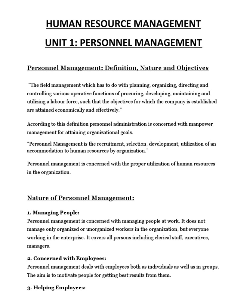 Human Resource Management | PDF | Performance Appraisal | Human ...