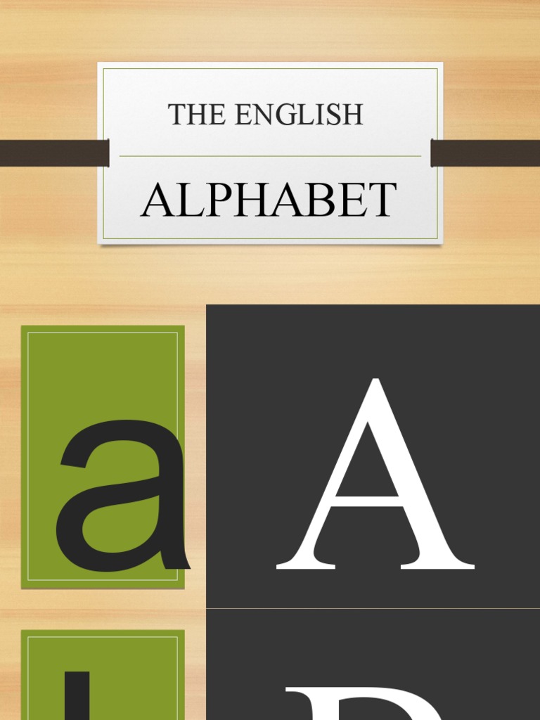 The English Alphabet | PDF