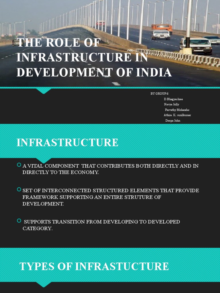 The Role of Infrastructure in the Development of India: How ...