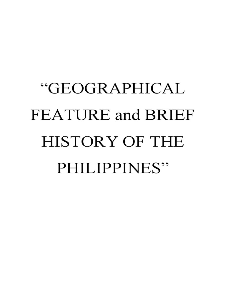 Overview of Philippine History and Geography | PDF | Mindanao | Philippines