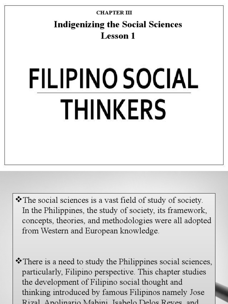 Indigenizing The Social Sciences Lesson 1 | PDF | Philippines