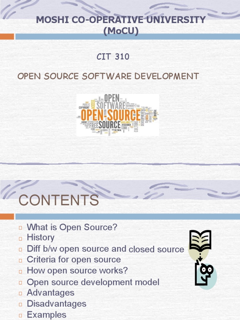 Moshi Co-Operative University (Mocu) : Open Source Software Development ...