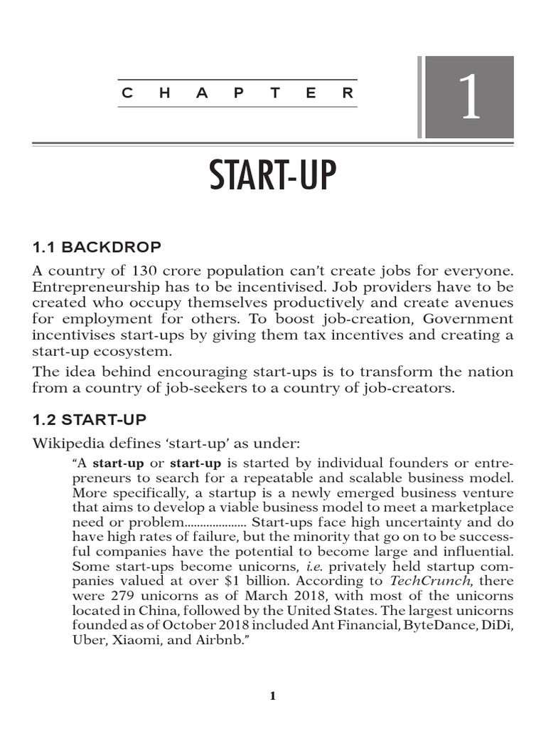 Startup PDF | Download Free PDF | Startup Company | Small Business ...