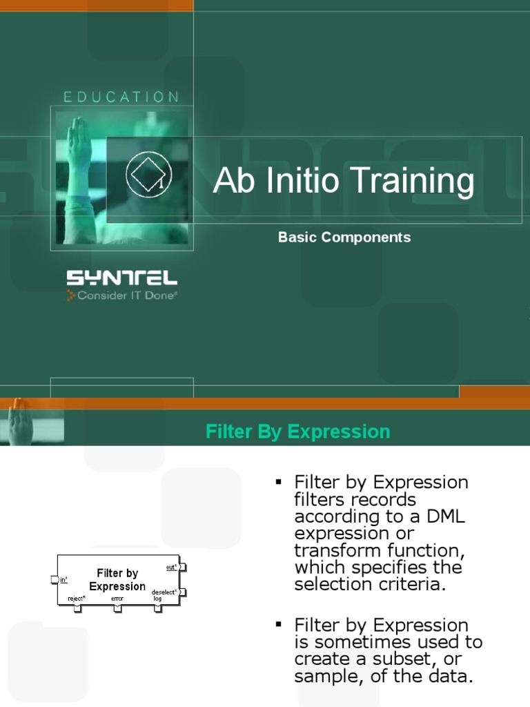 P1 Ab Initio Basic Components | Download Free PDF | Filter (Signal Processing) | Parameter ...