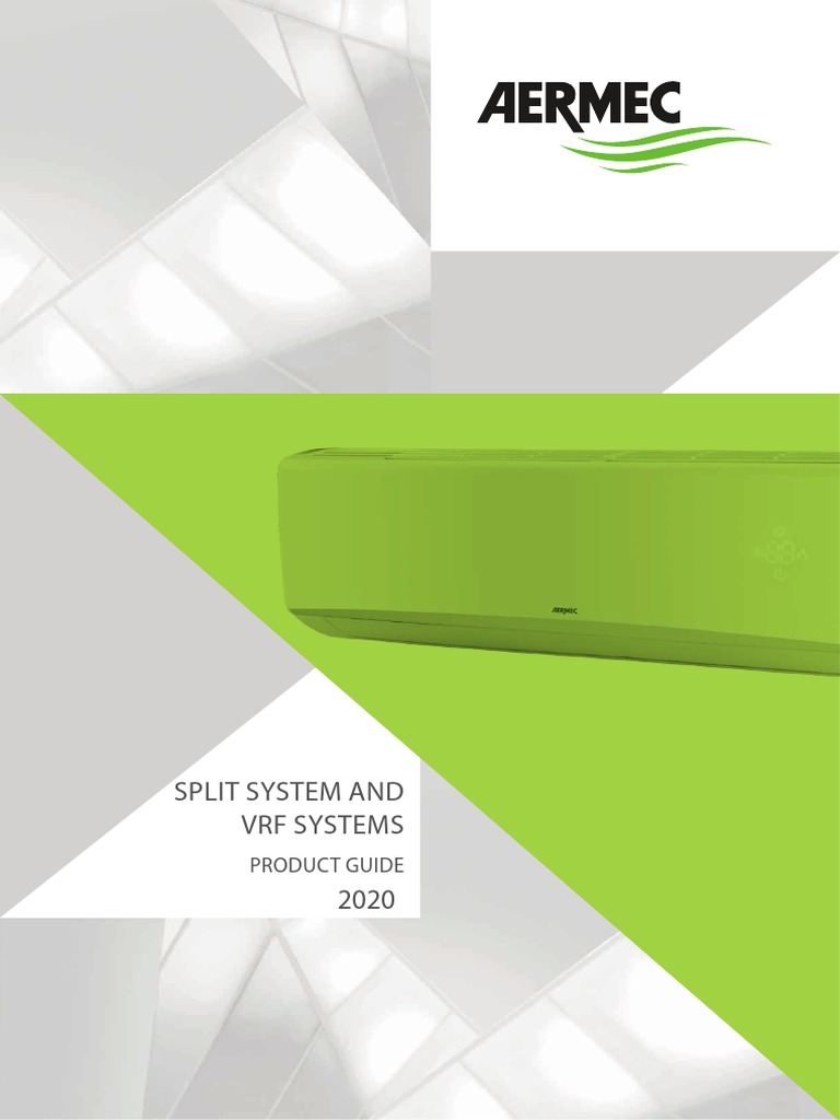 Aermec Split System VRF en | PDF | Air Conditioning | Home Appliance