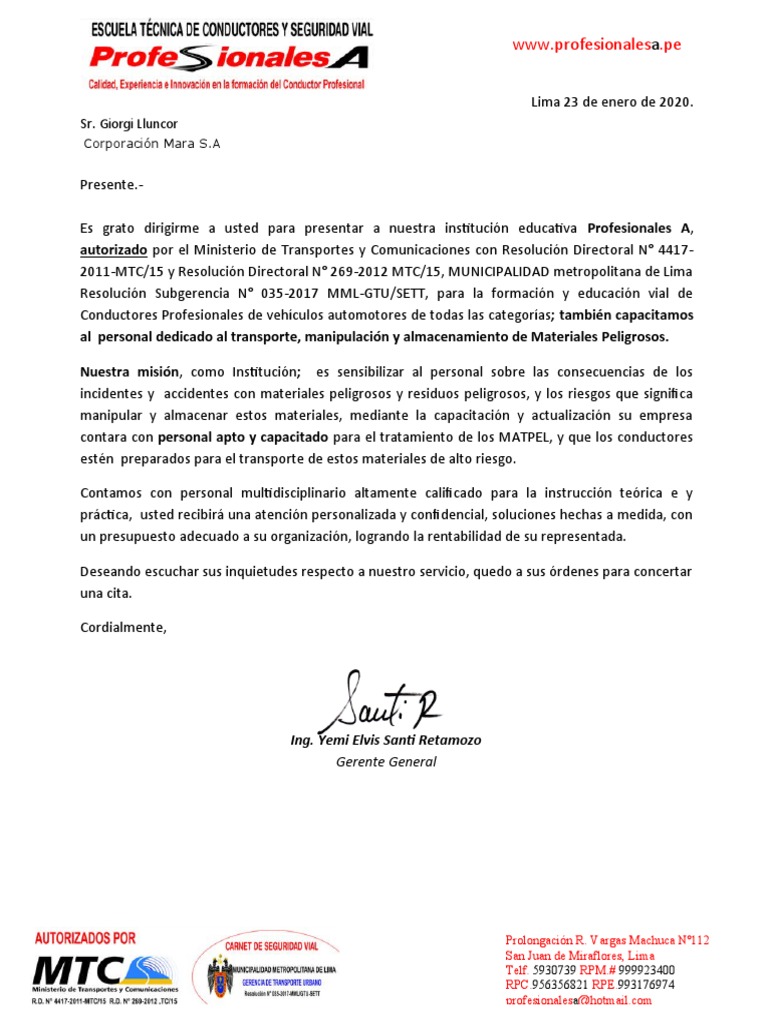 Proforma Lic Aiv | PDF | Mercancías peligrosas | Residuos