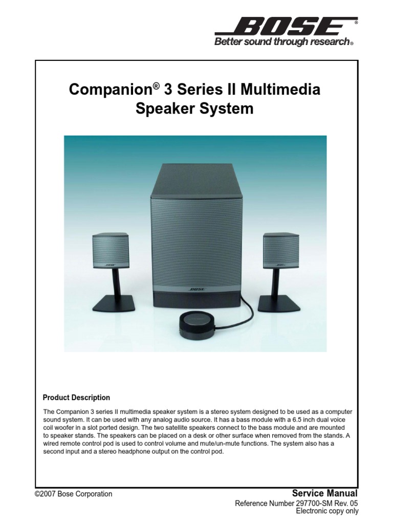 Companion 3 Series Ii SM - R05 | PDF | Electrostatic Discharge ...