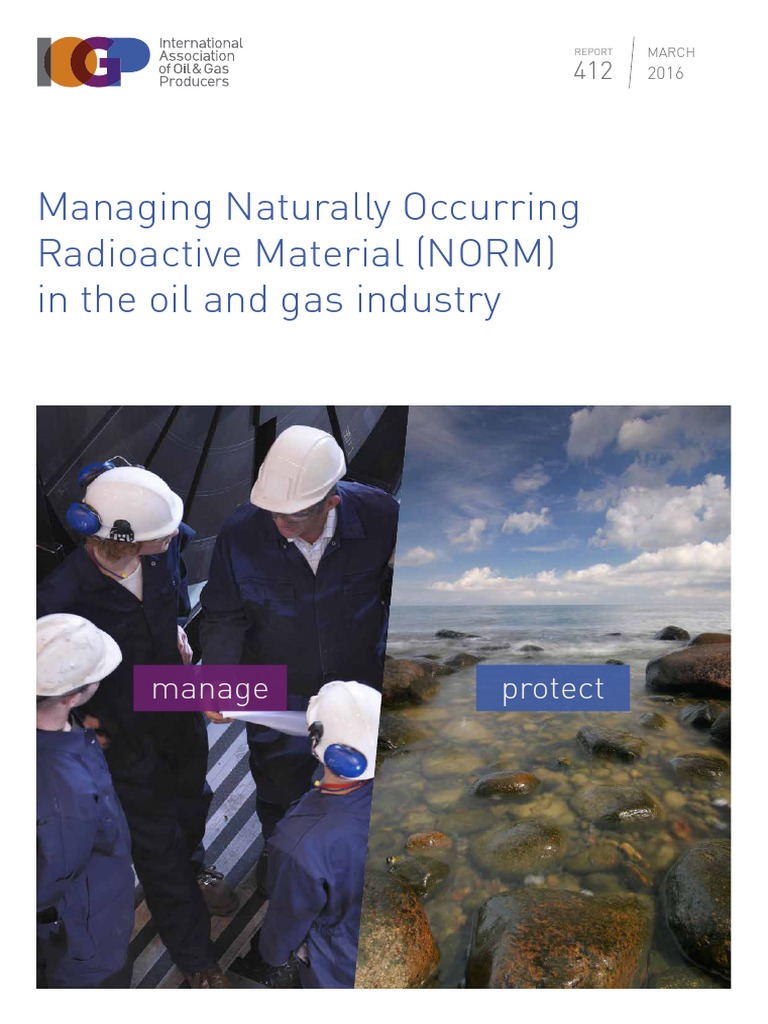 NORM Oil Gas | PDF | Radioactive Contamination | Radioactive Decay
