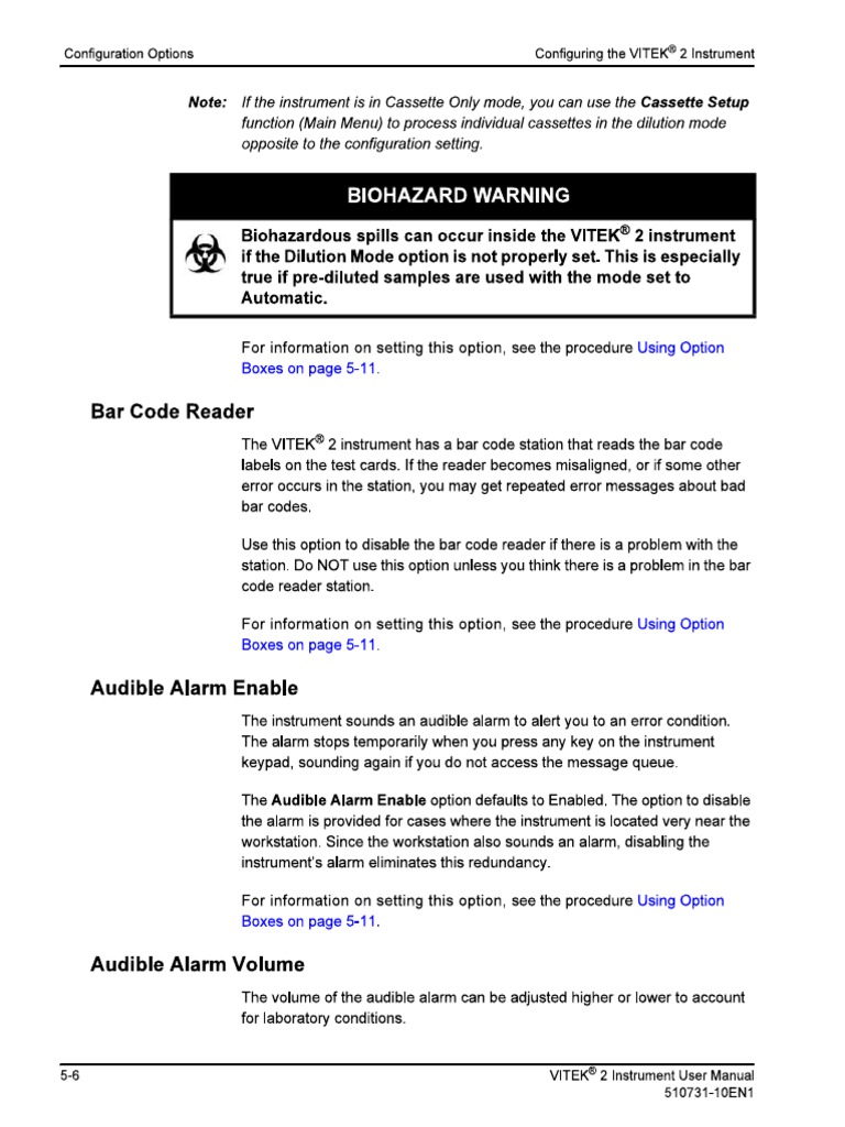 Biomerieux Vitek 2 - User Manual P3 de 5 | PDF