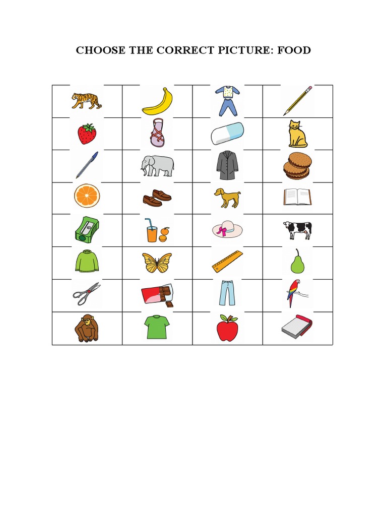 Food Identification Picture Matching | PDF
