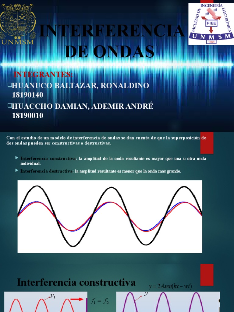 Interferencia de Ondas | PDF | Altoparlante | Olas Interferencia de Ondas | PDF | Altoparlante | Olas