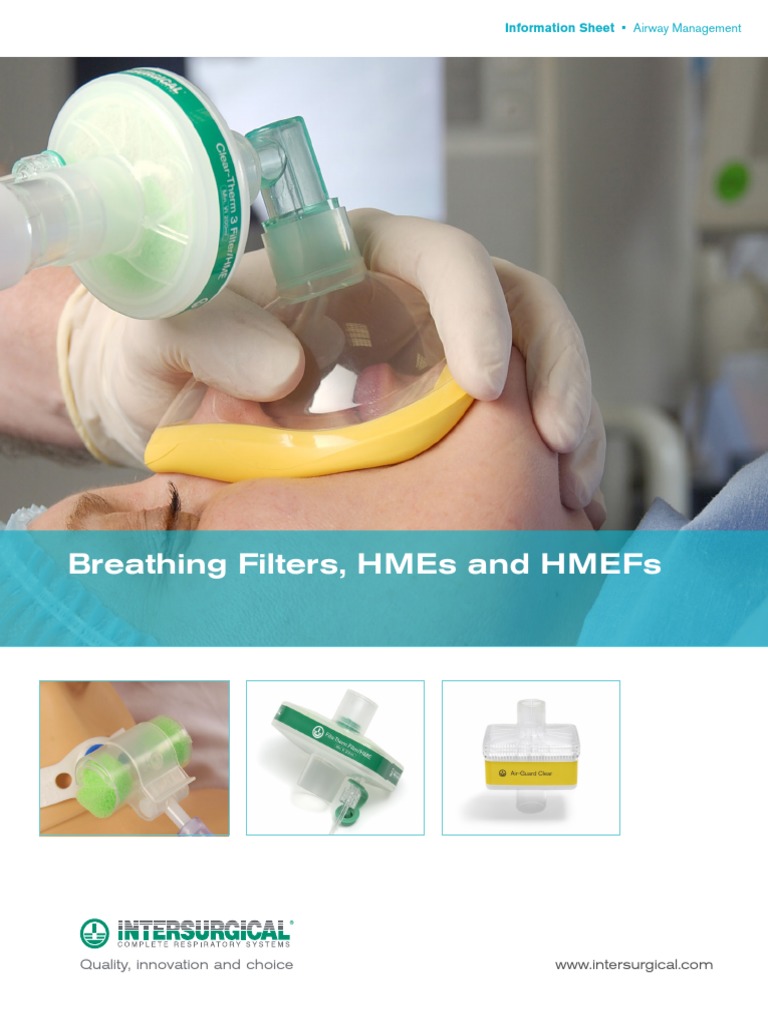 80.9 Breathing Filters, HMEs and HMEFs Information Sheet | PDF ...