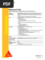 Sikament - R4PN: Very High Range Water-Reducing and Slump Retaining ...