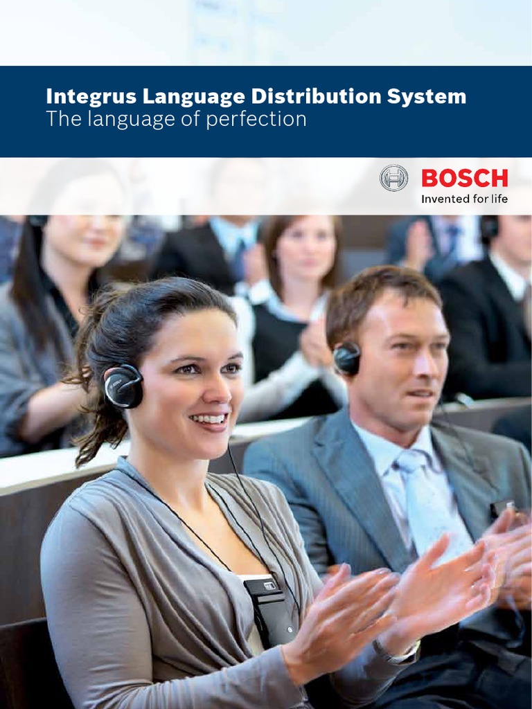 Bosch Sistem Digital Traducere Simultana Integrus PDF | Download Free ...