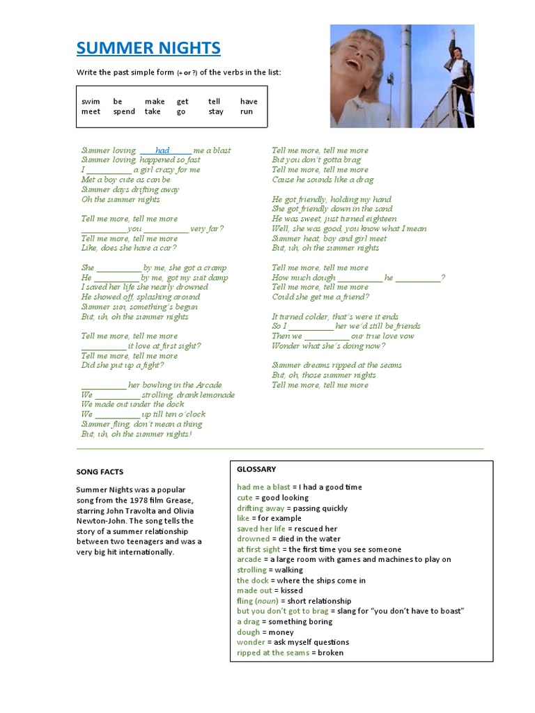 Summer Nights | PDF | Language Arts & Discipline | Art