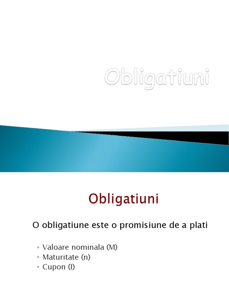 6 Obligatiuni | PDF