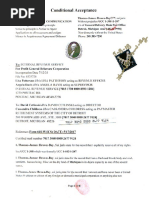 How To Do A Conditional Acceptance | PDF | Affidavit | Mail