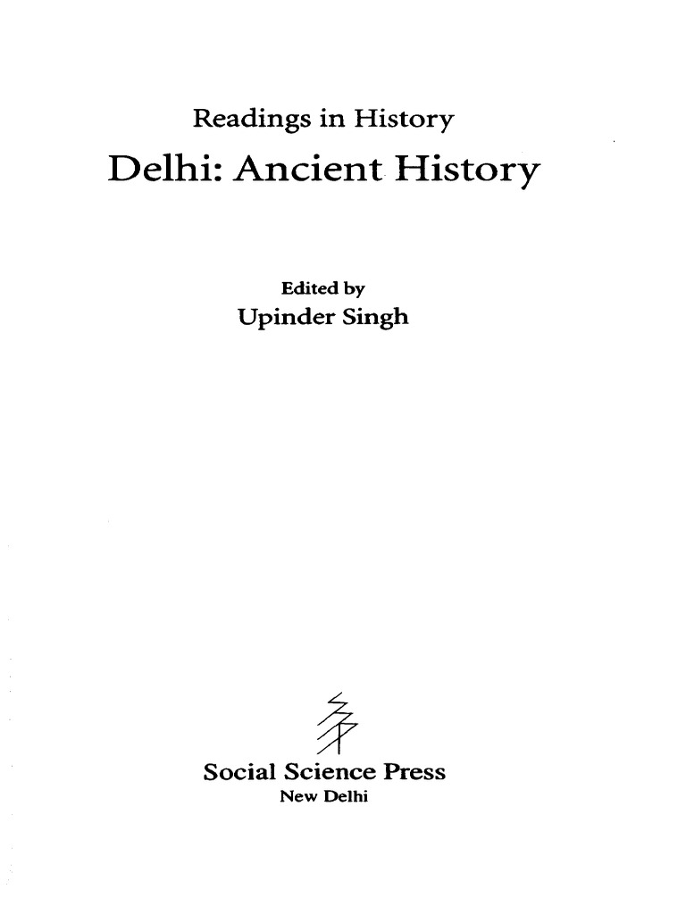 Delhi: Ancient History | PDF | Delhi | South Asia