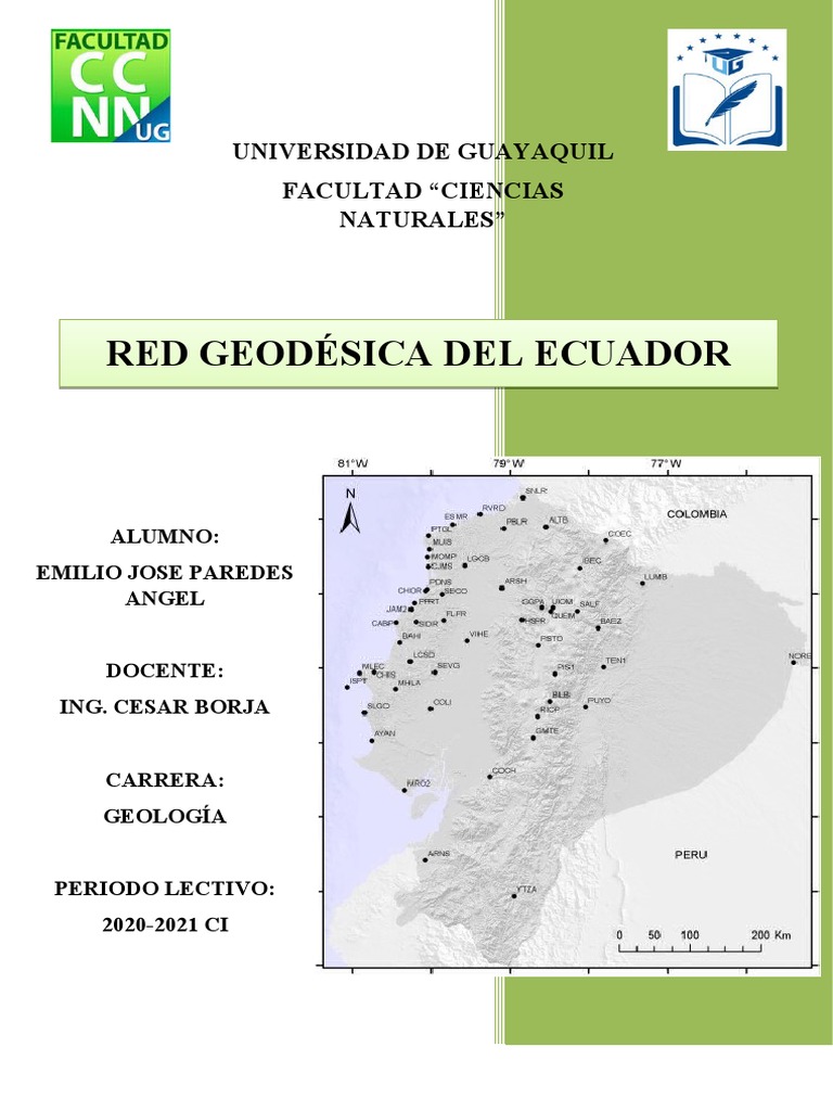 Red Geodésica | PDF | Temblores | Sistema de Posicionamiento Global