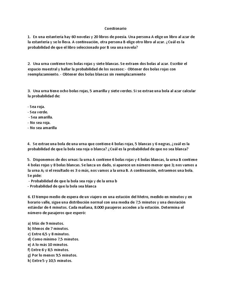 Estaaa | PDF | Probabilidad | Probabilidades y estadísticas