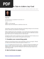 Productivity 10x Rule | PDF | Goal | Psychological Concepts