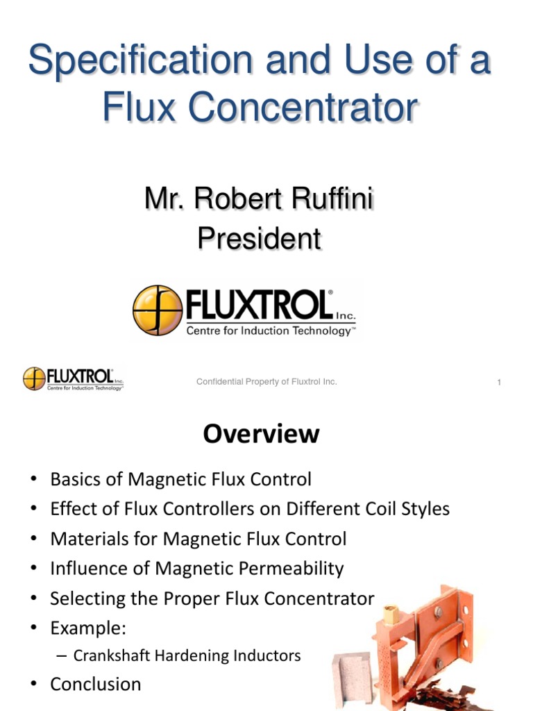 Specification and Use of A Flux Concentrator Presentation PDF | PDF ...