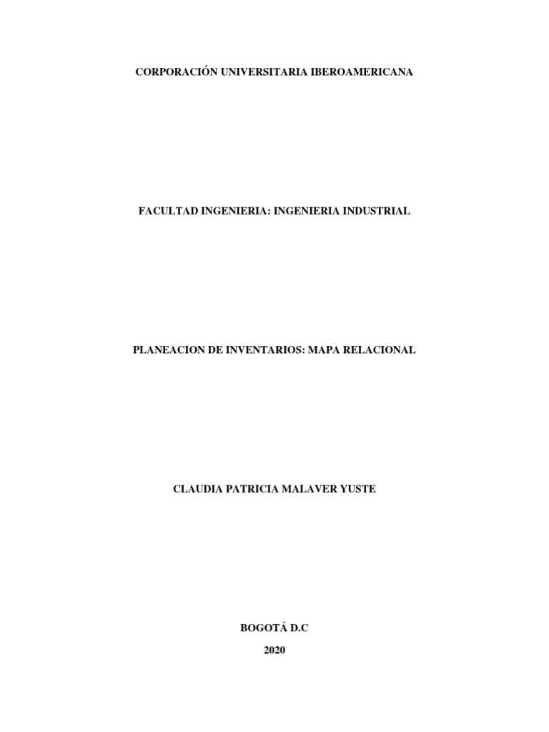 Mapa Relacional | PDF