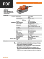 Belimo BF24 Actuator Technical Data | PDF | Electric Motor | Switch