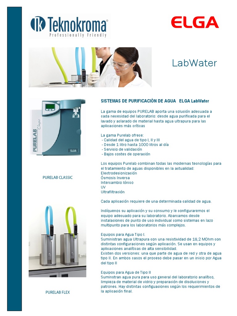 ELGA | PDF | Ósmosis | Agua