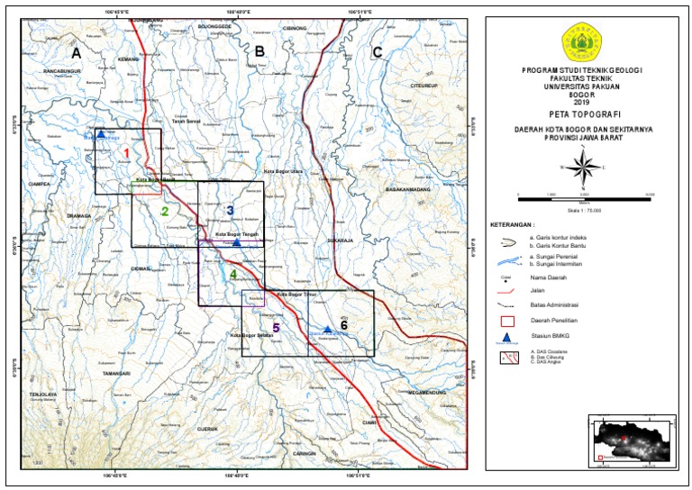 Peta Topografi Hidro-1 PDF | PDF