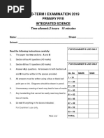 Tekart P.6 Science Revision Booklet | PDF | Seed | Water