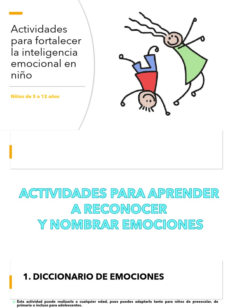 Actividades Emocionales para Niños | PDF | Empatía | Las emociones