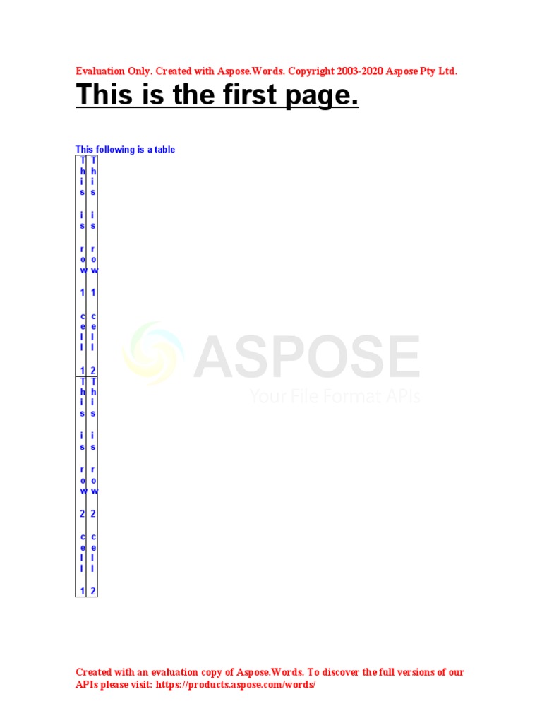 This Is The First Page | PDF
