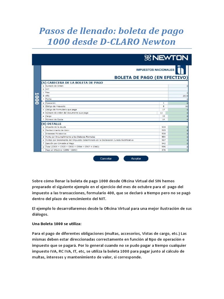 Informe Boleta de Pago 1000 | PDF | Impuestos | Economias