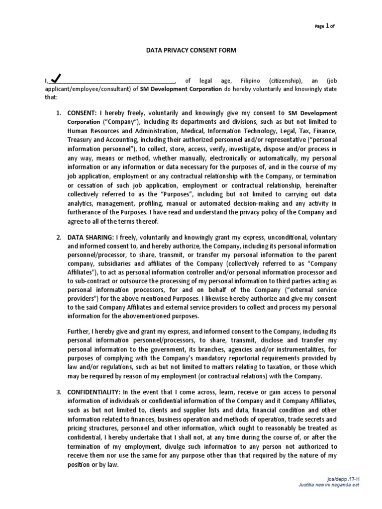 Consent Form | PDF | Confidentiality | Consent